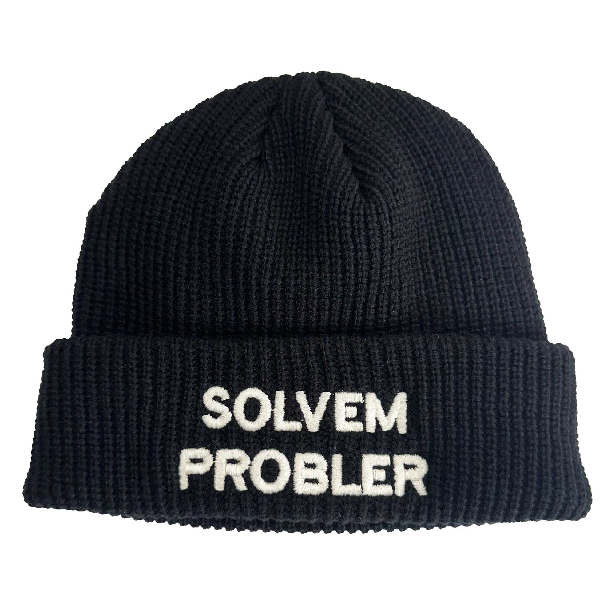 "Solvem Probler" Embroidered Beanie - Altru Apparel