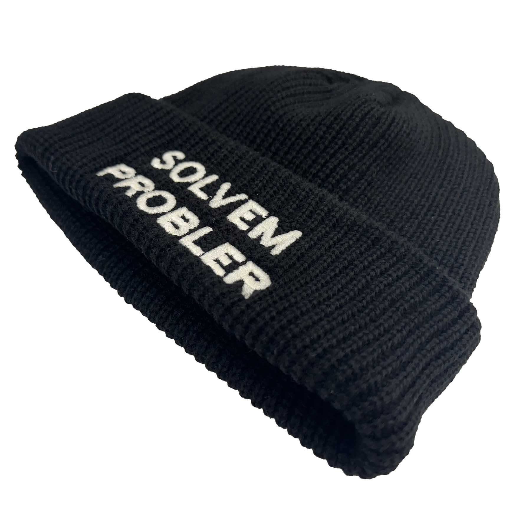 "Solvem Probler" Embroidered Beanie - Altru Apparel