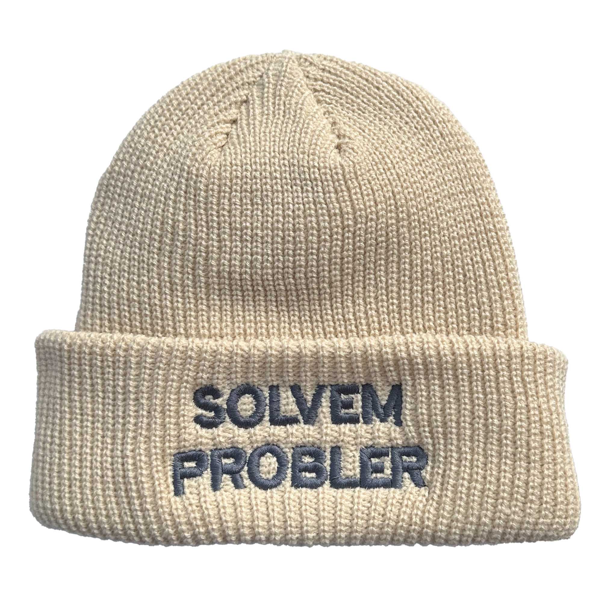 "Solvem Probler" Embroidered Beanie - Altru Apparel