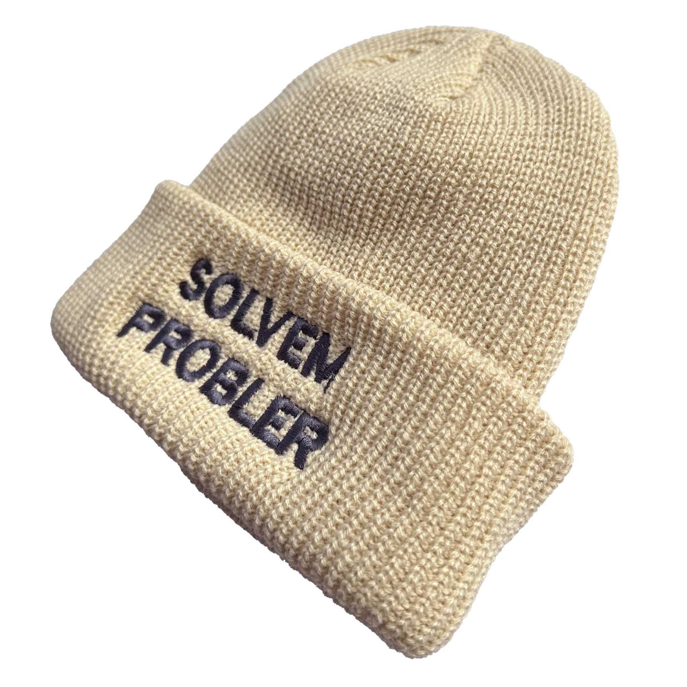 "Solvem Probler" Embroidered Beanie - Altru Apparel