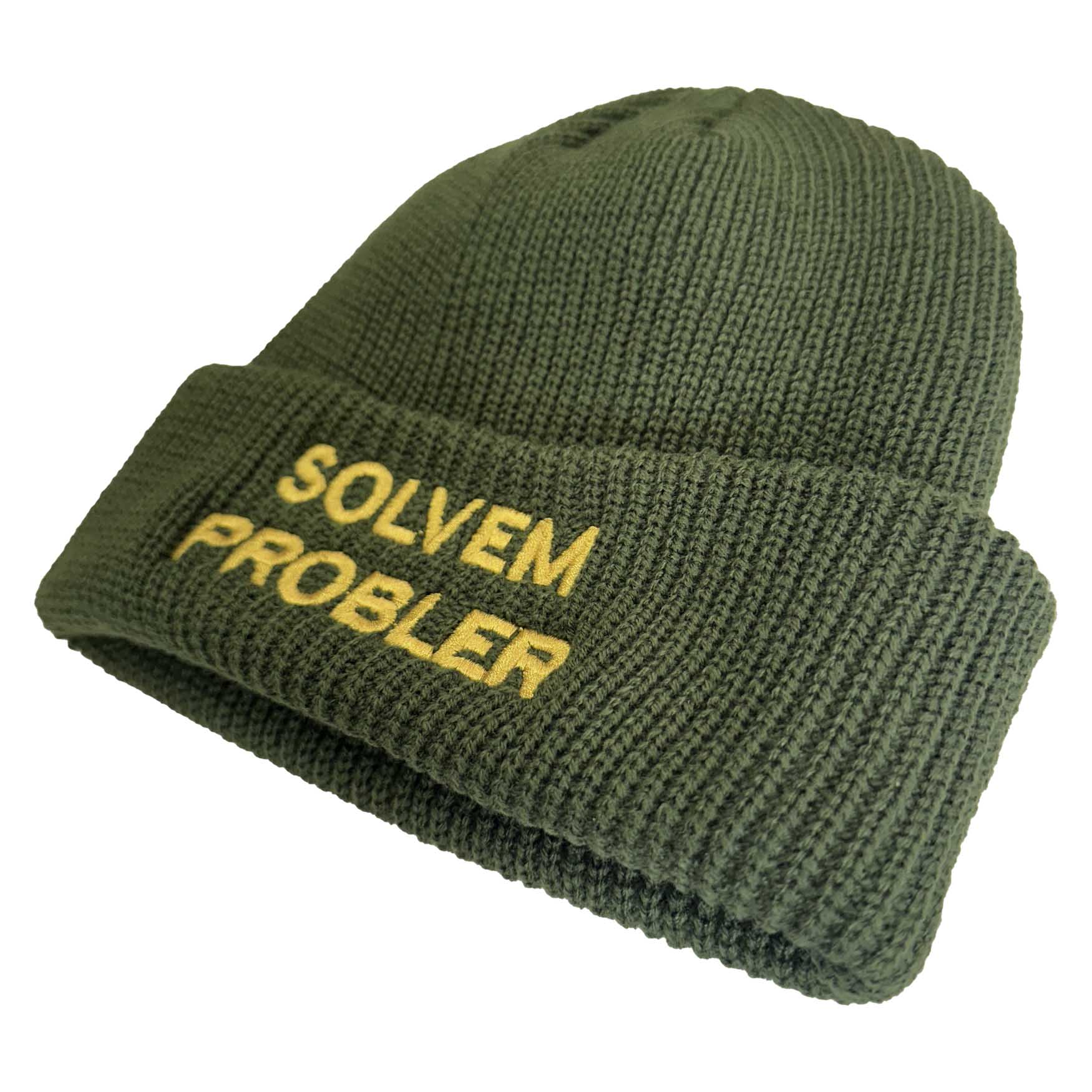 "Solvem Probler" Embroidered Beanie - Altru Apparel