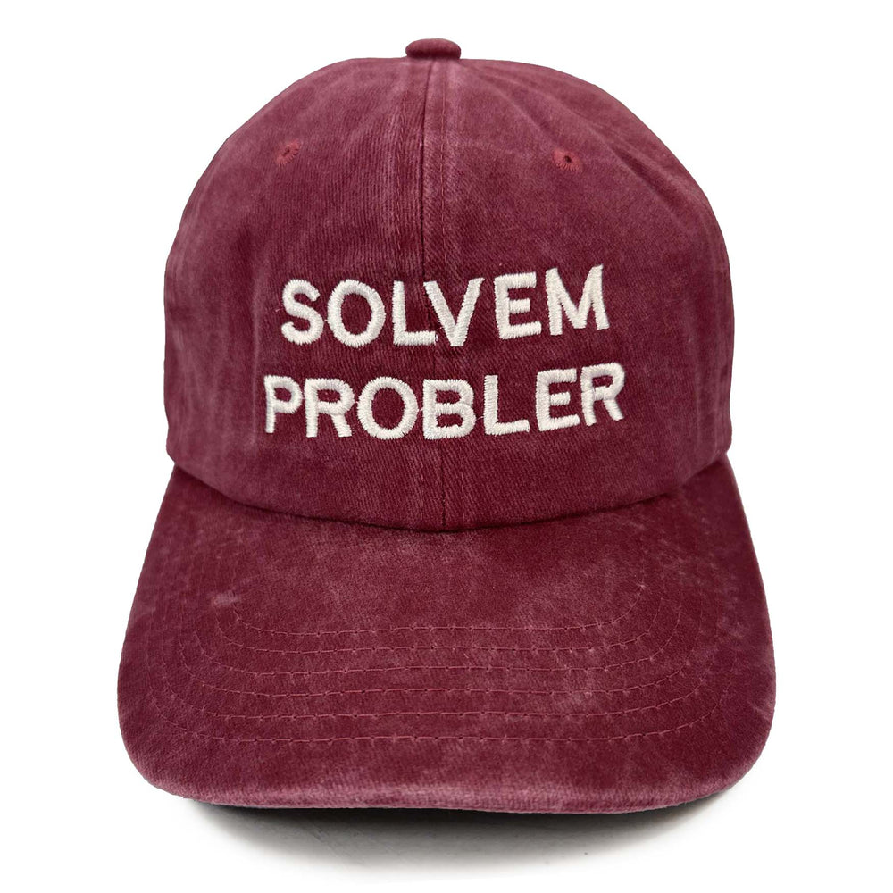 "Solvem Probler" 6 Panel Low Profile Embroidered Hat - Altru Apparel