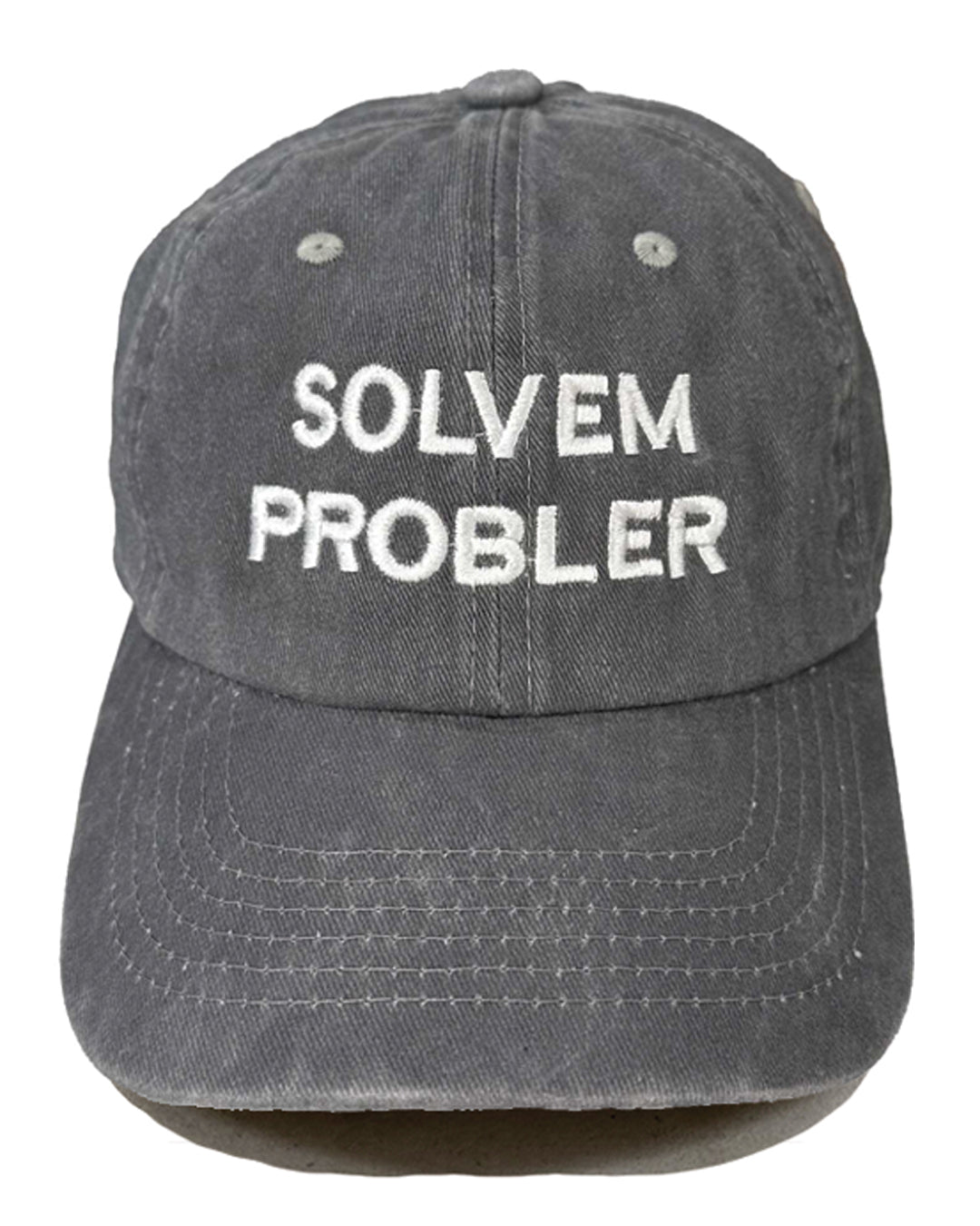 "Solvem Probler" 6 Panel Low Profile Embroidered Hat - Altru Apparel